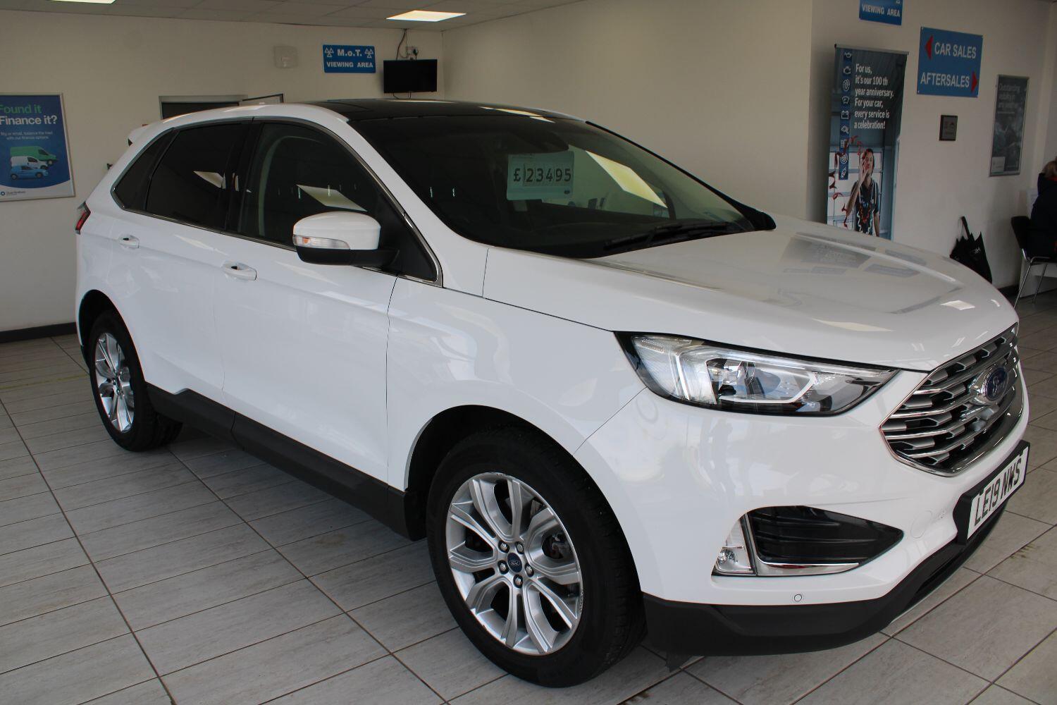 SOLD - Used FORD EDGE 2019 White in Minehead, Somerset | Beaver Garages