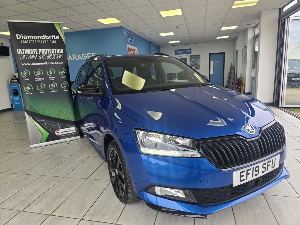 Used SKODA FABIA 2019 Blue for sale - £11995 in Minehead, Somerset ...